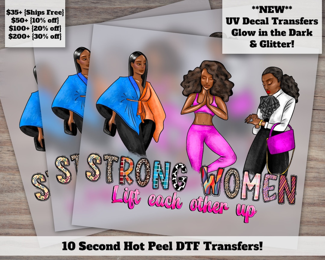 Empowering Black Women Design for Heat Transfer DTF Ready to - Etsy