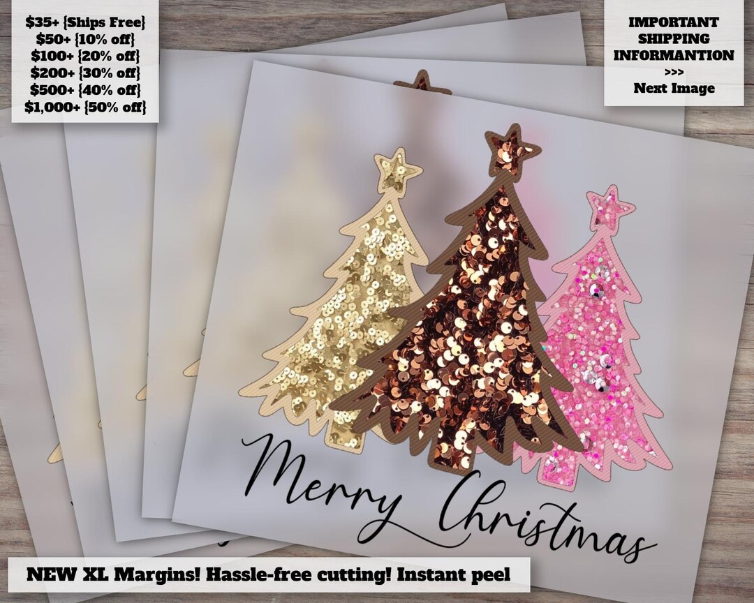 Winter Glitter Designs, Ideal for Heat Transfer, DTF, Always Cold Print ...