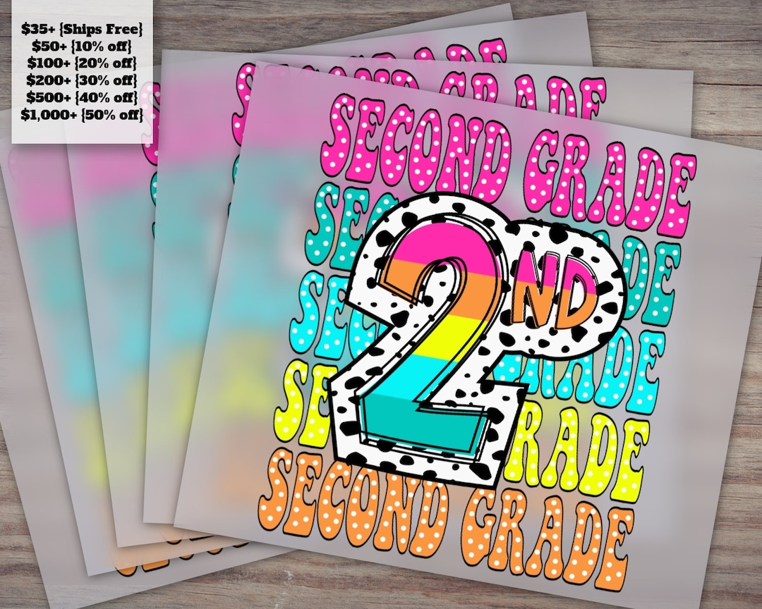 Second Grade Back to School Art 2nd Grade Stacked Design for Heat ...