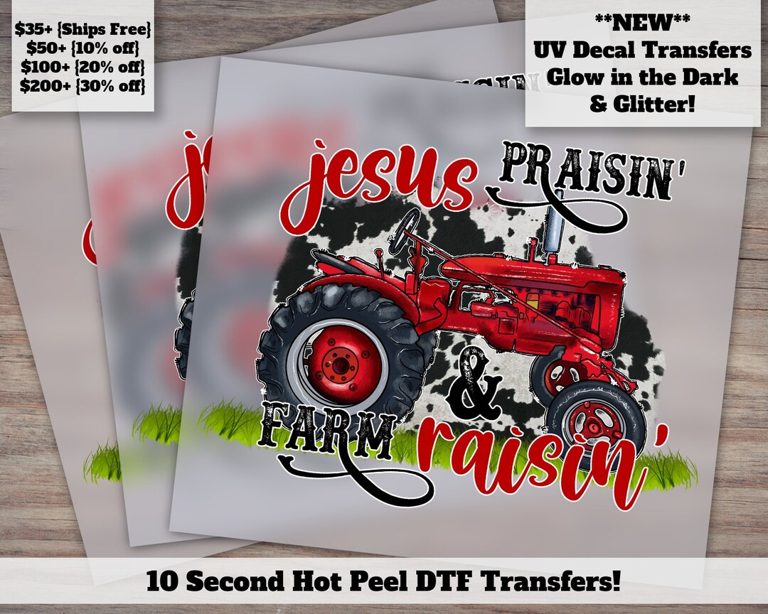 Jesus Praisin' and Farm Raisin' Design, Western Style, Cowhide and ...