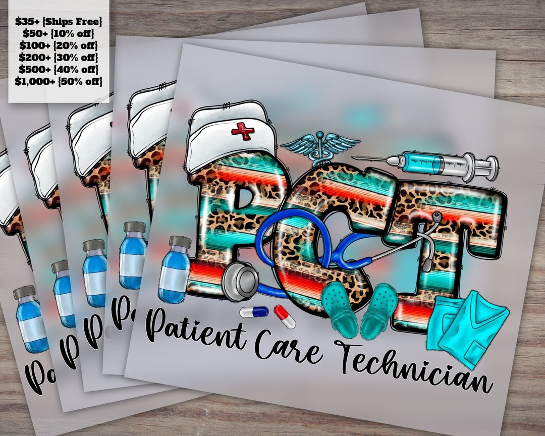 Patient Care Technician Design for Medical Use, Western PCT Heat ...