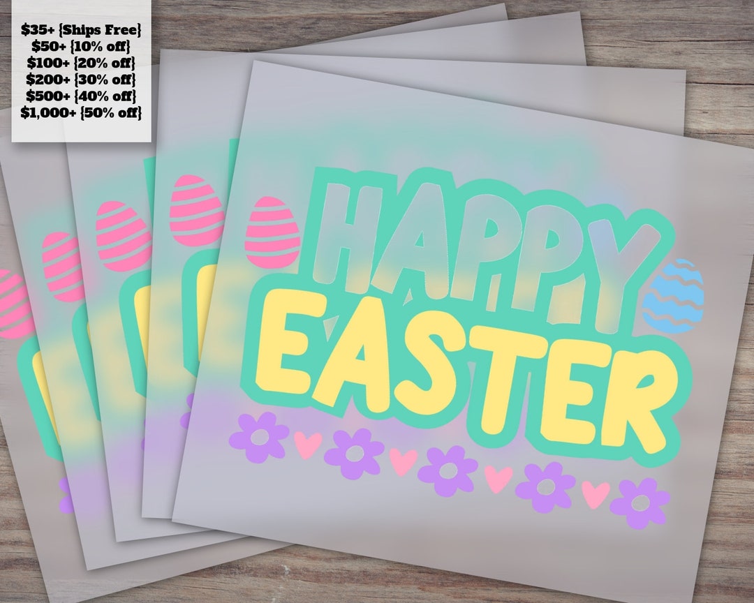 Easter DTF Shirts, Bunny Designs for Kids and Family, Ready-to-press ...