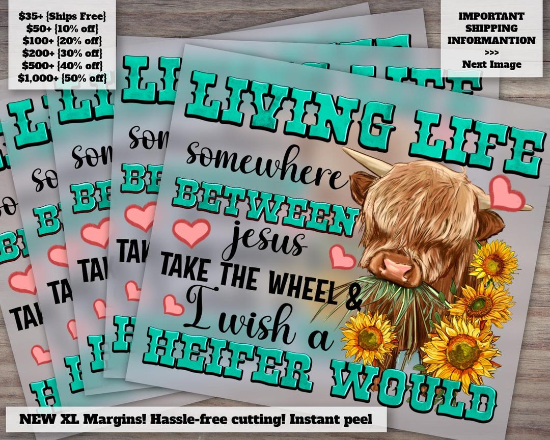 Christian Cow Design for Heat Transfer, DTF Press - Ready to Use ...