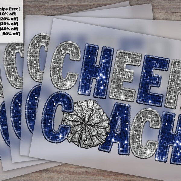 Cheer Coach Heat Ready Transfer - Etsy