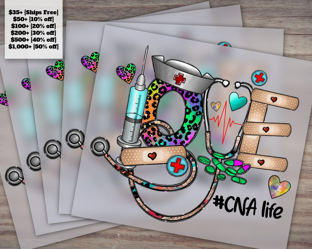 Love Cna Life Dtf, Nurse Dtf, Western, Cna, Medical Assistant, Nurse ...