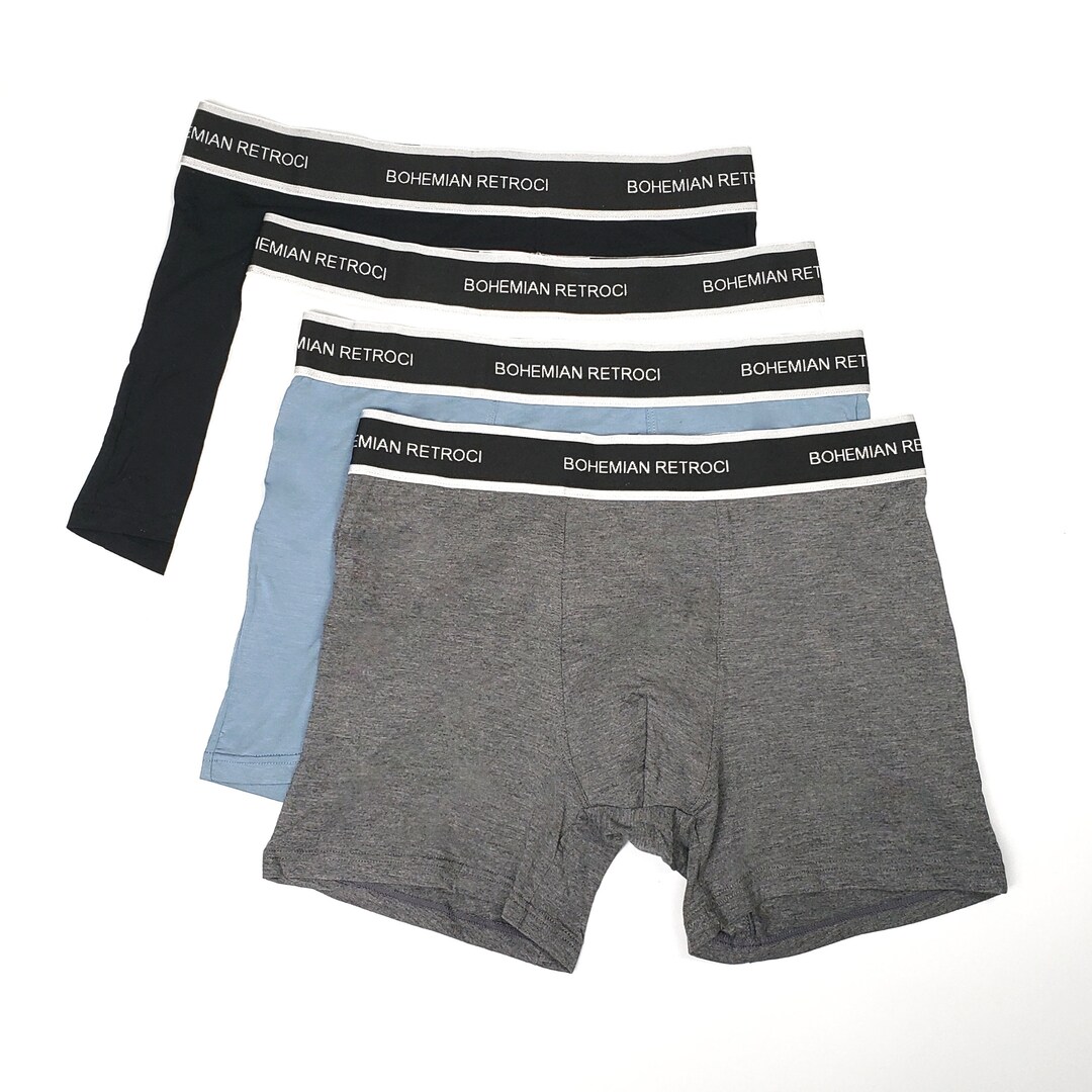 Bohemian Retroci Men's Underwear Sport Boxers Set of 4 (premium Modal ...
