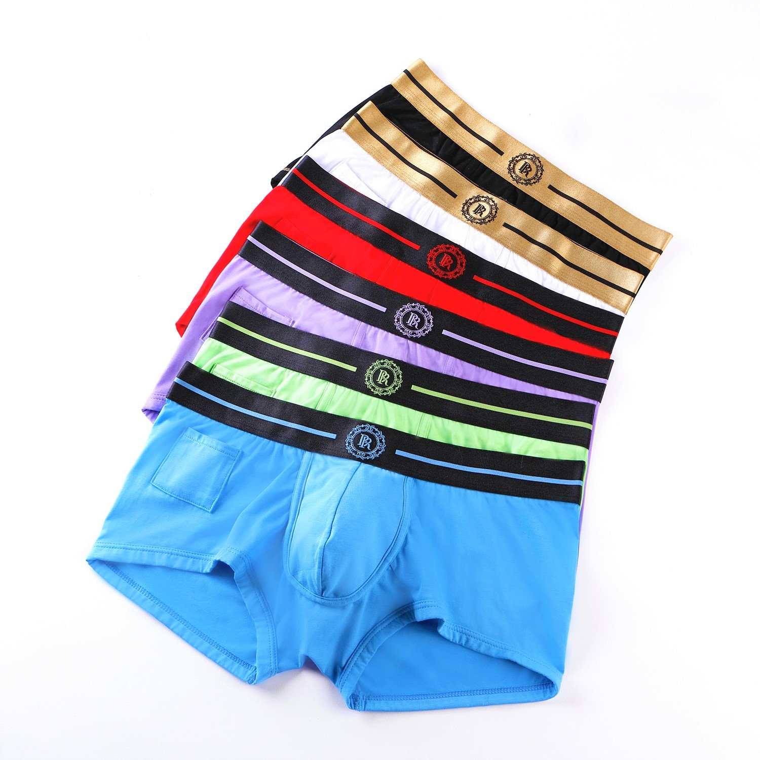 Bohemian Retroci Men's Underwear Classic Trunk Set of 6. 3D Lifting ...