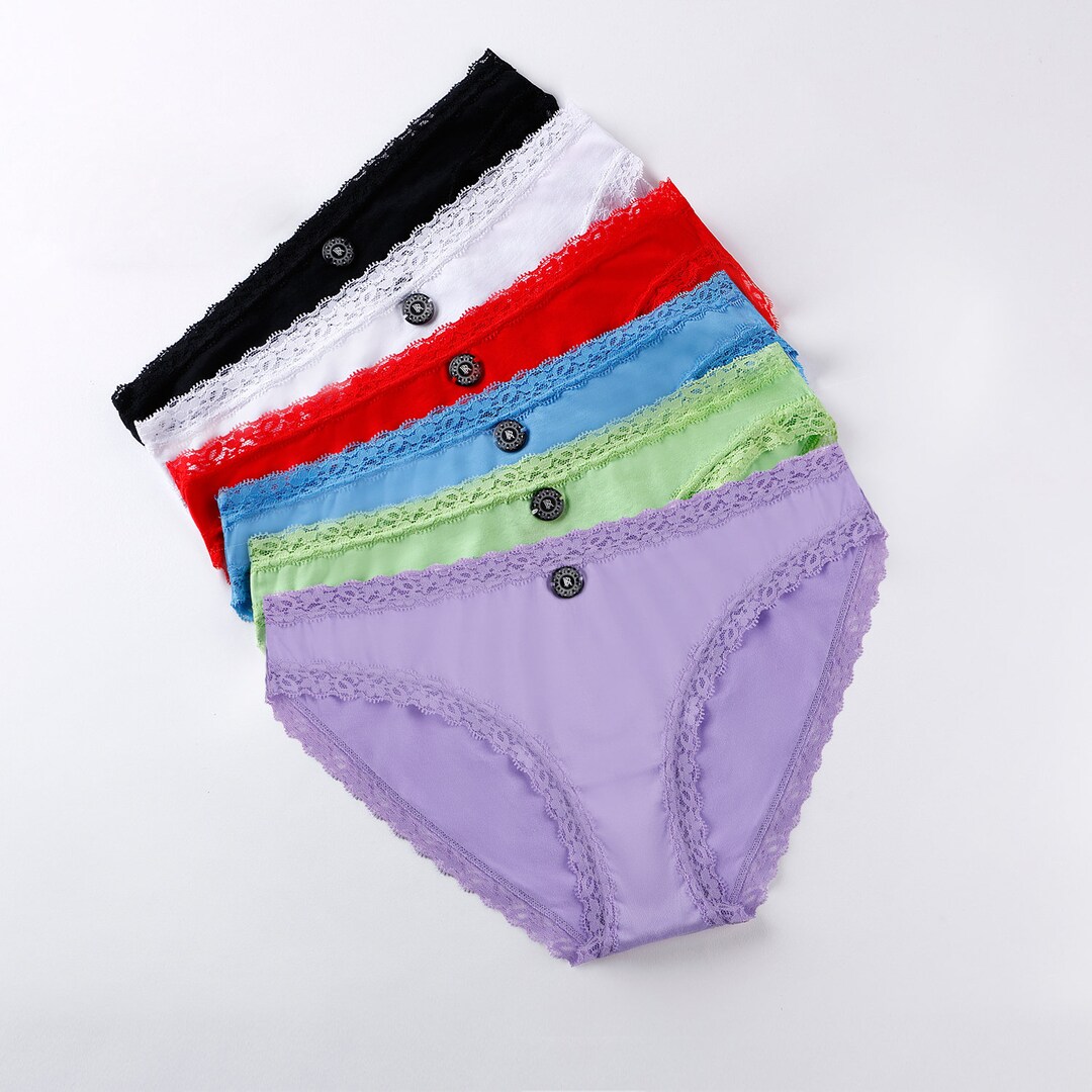 Bohemian Retroci Women's Classic Brief Set of 6. Premium Modal and ...