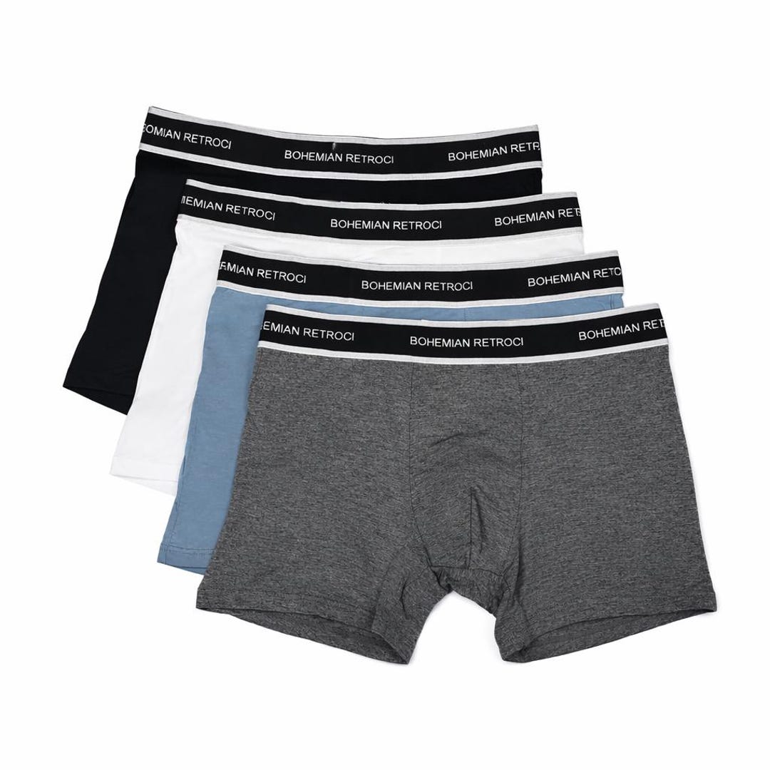 Bohemian Retroci Men's Underwear Sport Boxers Set of 4 (premium Modal ...