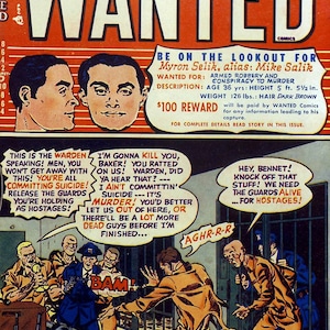 45 Issues of "wanted Comic Series Vintage Comic Series, Rare Comics ...