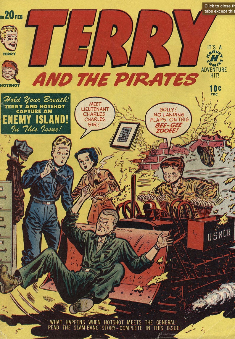 24 Terry and the Pirates Comics Bundle Plus 3 Additional Comics ...