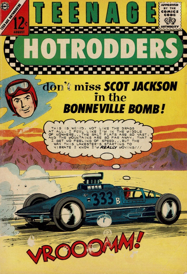 24 Issues Teenage Hotrodders Comics 1963-1972, Complete Series ...