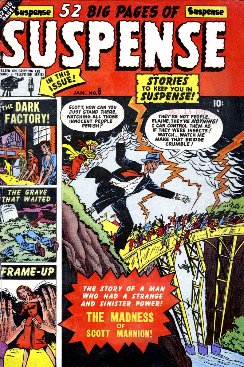 23 Issues Suspense Comic, Vintage Comic, Rare Comic, Great Collection ...