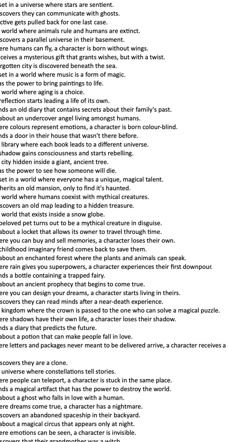 Chatgpt 10000 Creative Writing Prompts Science Fiction Etsy