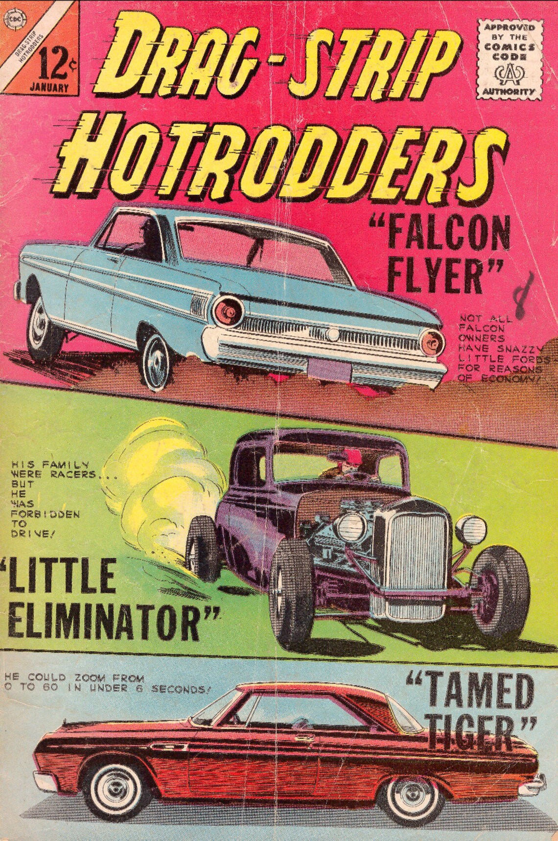 16 Drag-strip Hotrodders Digital Comics Bundle Classic Racing Comics ...