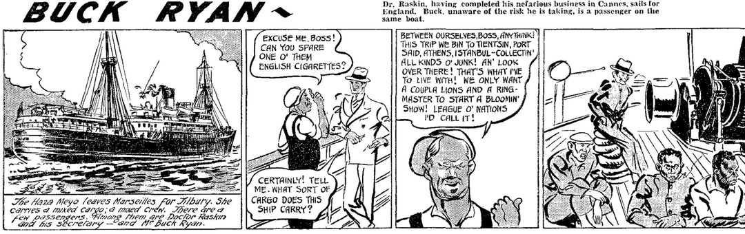 79 Buck Ryan Comic Strip, Very Rare Comic Strip, Classic Comic Strip ...