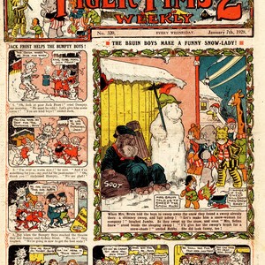 Rare Collection of 14 Issues of Tiger Tim's Weekly Comics Free Comic ...