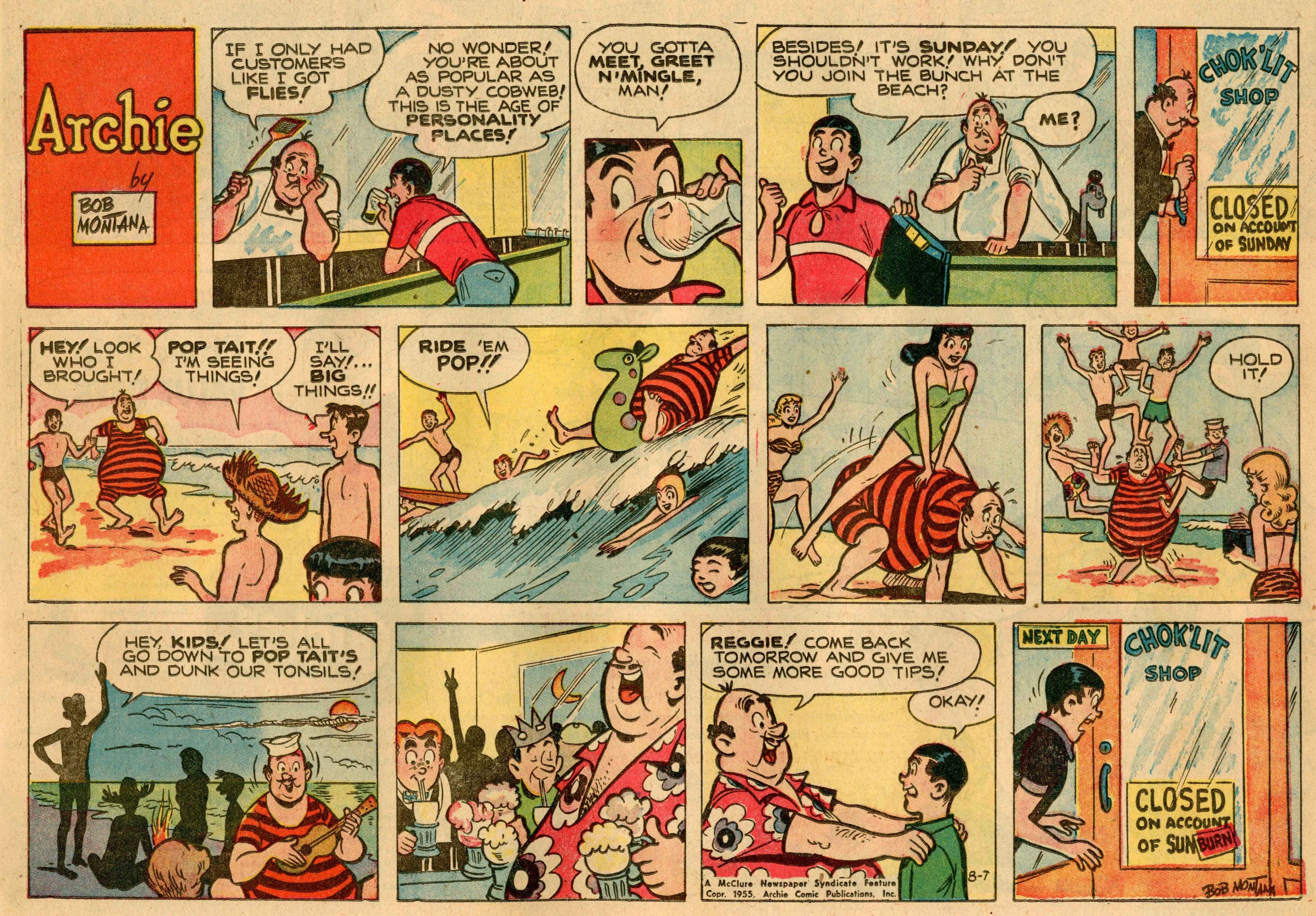 Vintage Archie Comic Strip Collectibles Classic Archie Andrews ...