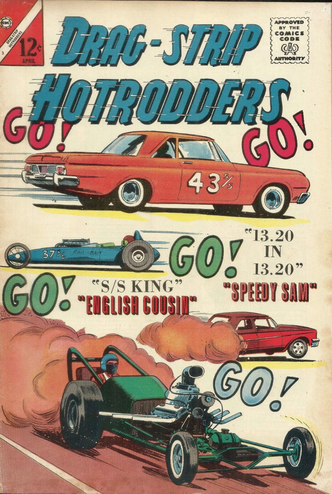16 Drag-strip Hotrodders Digital Comics Bundle Classic Racing Comics ...