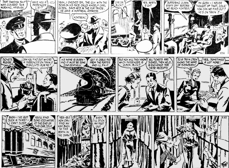 79 Buck Ryan Comic Strip Very Rare Comic Strip Classic Comic - Etsy