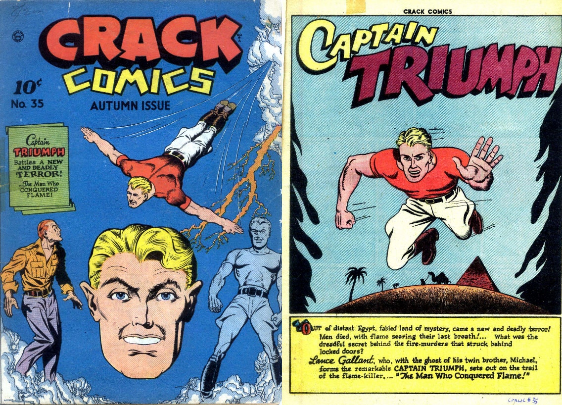 Golden Age Comics Digital Download: Captain Triumph & 711 Collection ...