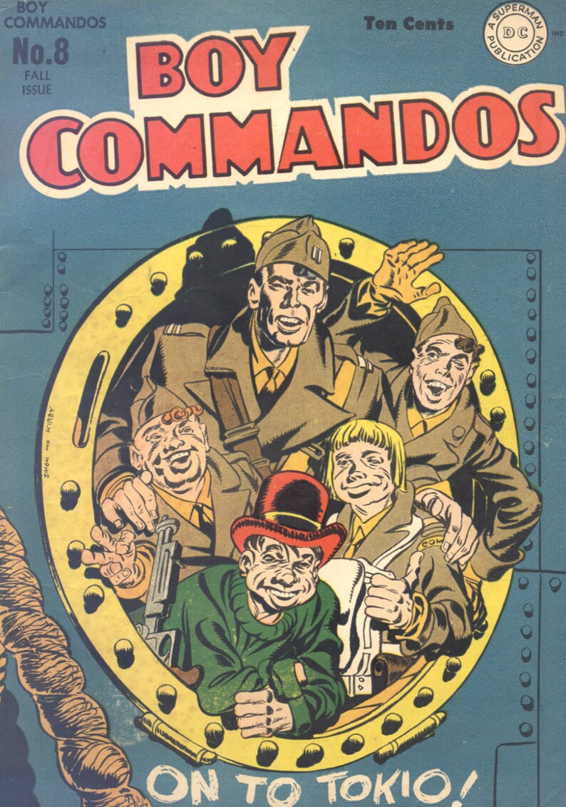 Boy Commandos, Rare Comics, Classic Comics, Classic Book Kids,digital ...