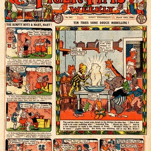 Rare Collection of 14 Issues of Tiger Tim's Weekly Comics Free Comic ...
