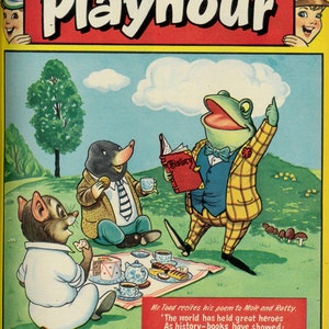 Massive Collection of 1097 Issues of Playhour Comics Vintage British Children's Comics 1954-1987 ...