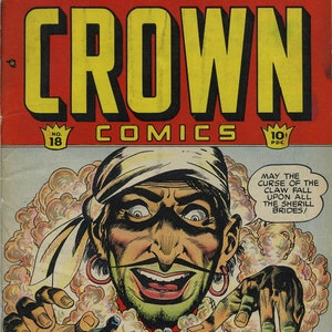 19 Crown Comics. Rare Collection Vintage Comics, Immediate Digital ...