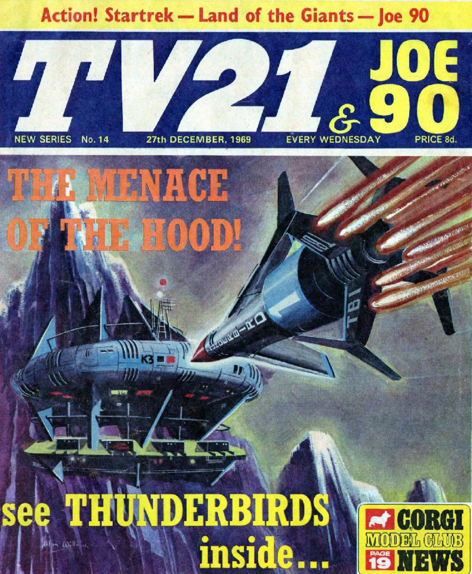 364 Comics, TV21 Century Comic, Joe 90, Fireball XL5, Thunderbirds ...
