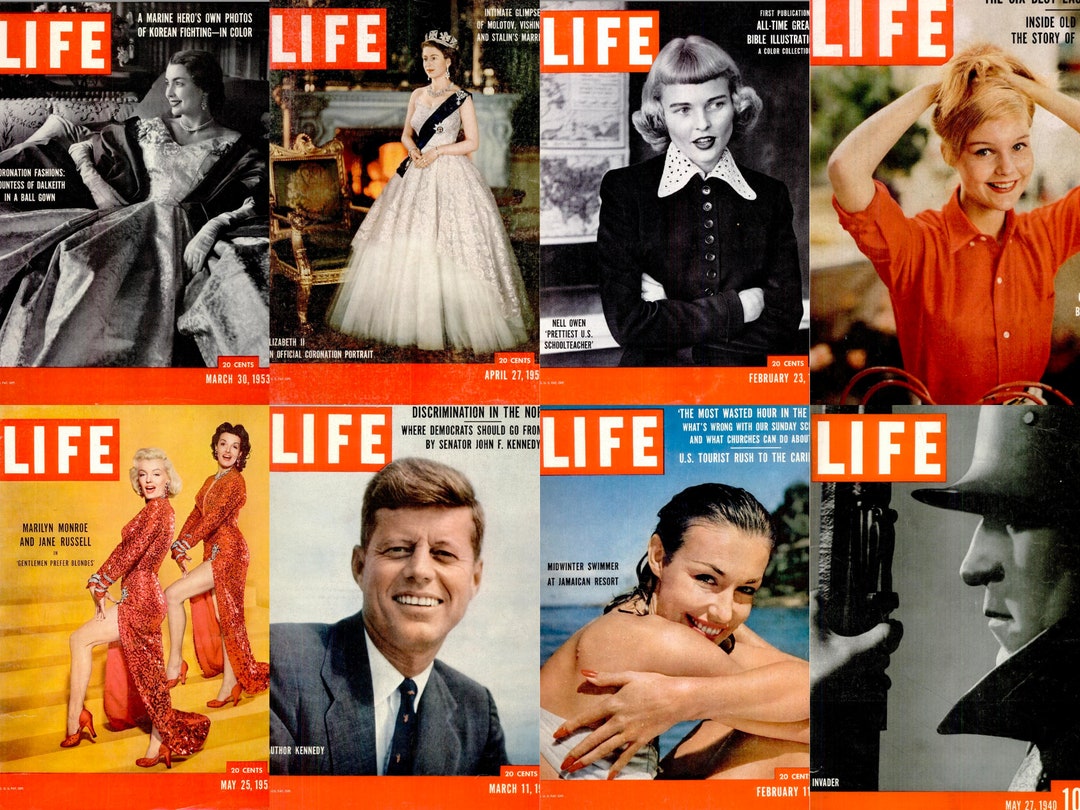 1197 Issues Life Magazine 61.5 GB Vintage Magazine, Rare Magazine Great ...