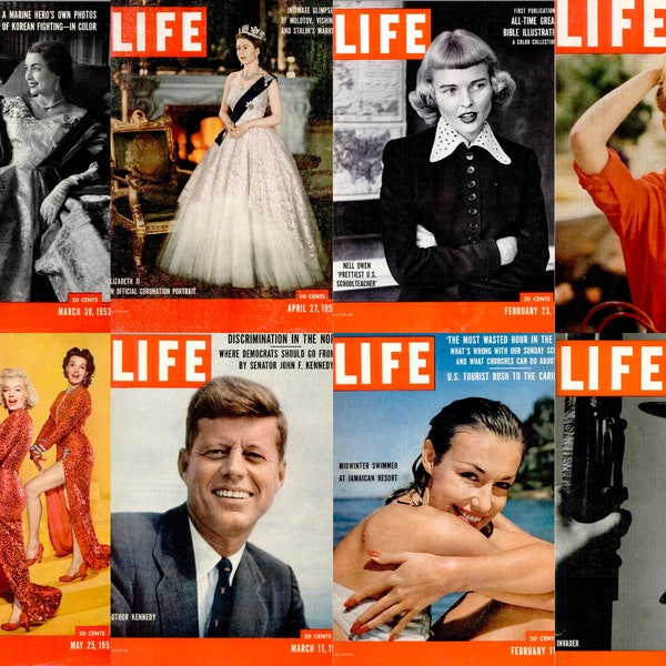 Life Magazine Cover - Etsy