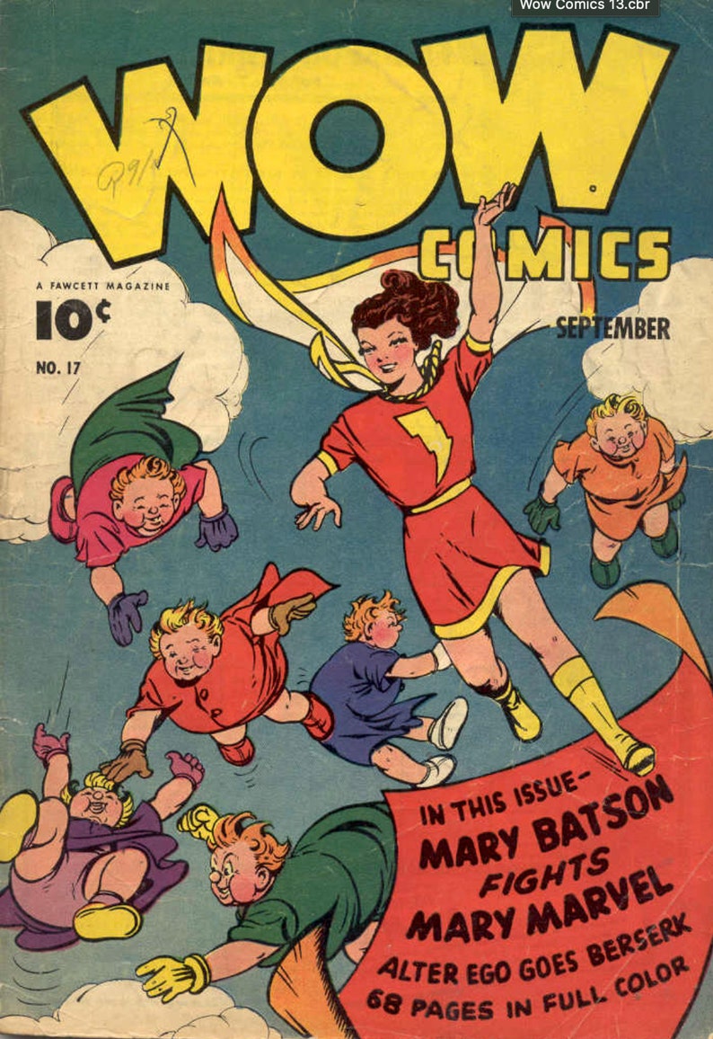 68 WOW Comics Bundle – Instant Download, Vintage, Digital Comics ...