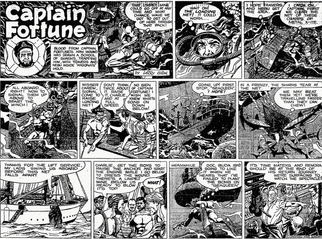 Captain Fortune Newspaper Strips (1957–1958/1960- 1962) Digital Classic ...