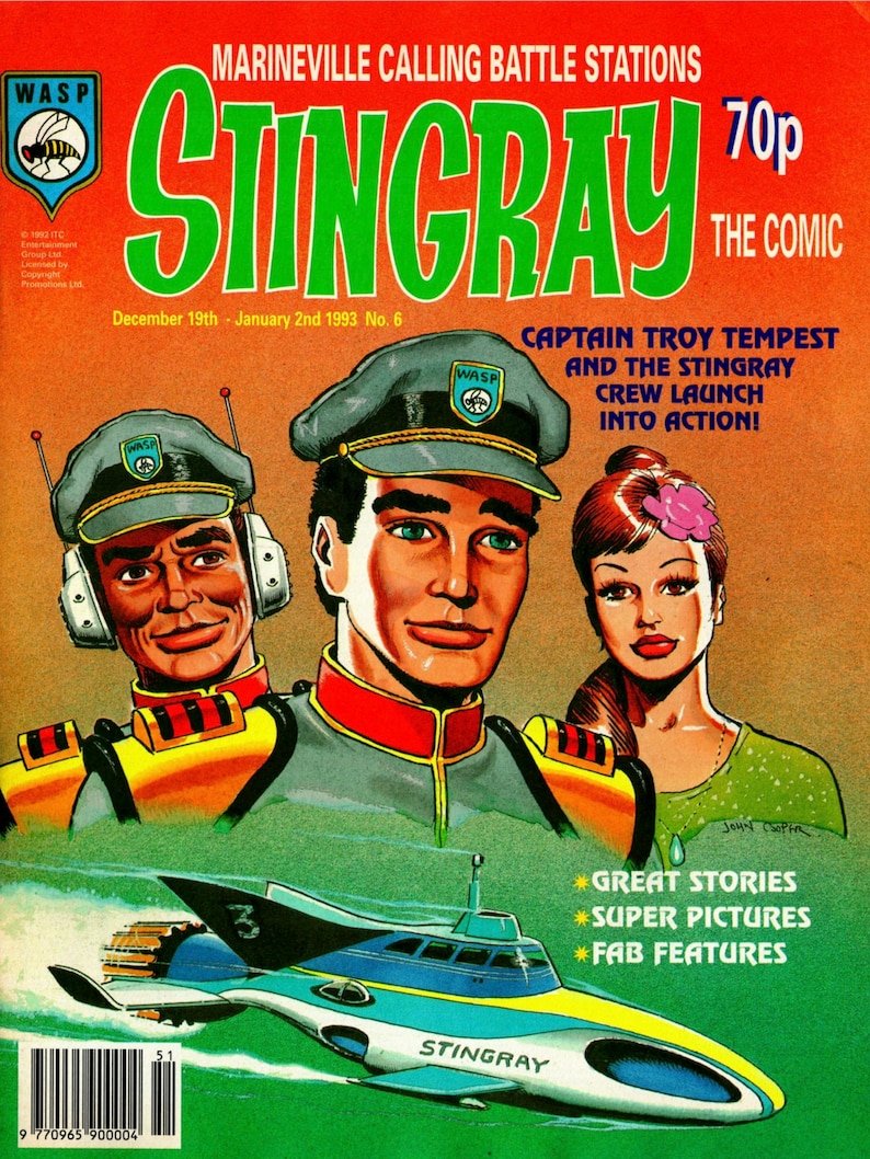 Singray Comic 41 Comics Books, Vintage, Classic Kids Comic, Magazine ...