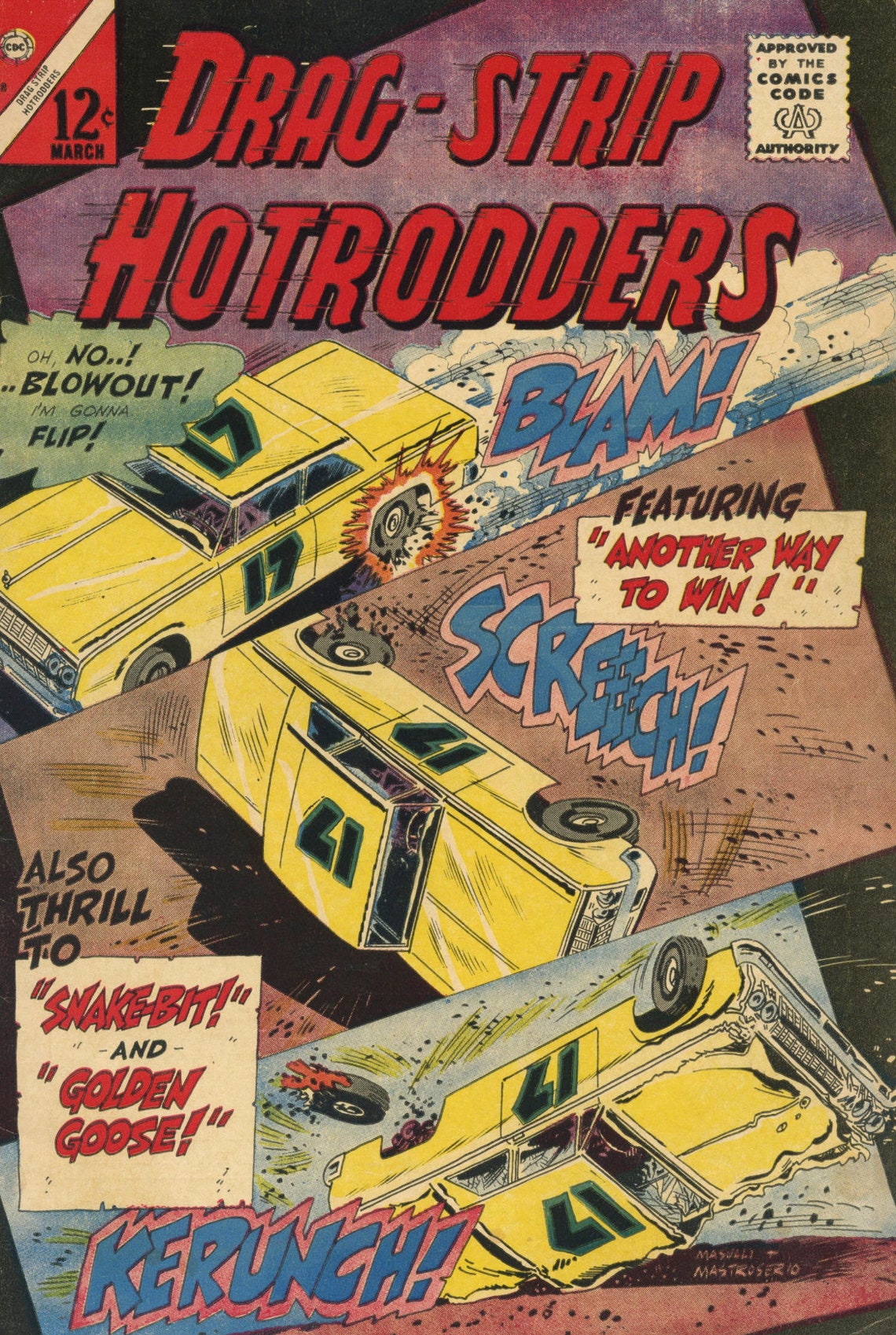 16 Drag-strip Hotrodders Digital Comics Bundle Classic Racing Comics ...