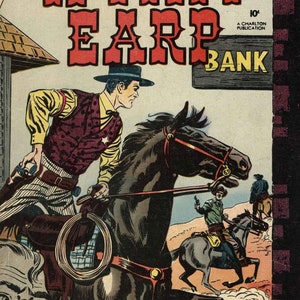 107 Wyatt Earp Comics Collection Classic Comic Books, Wild West Sheriff ...