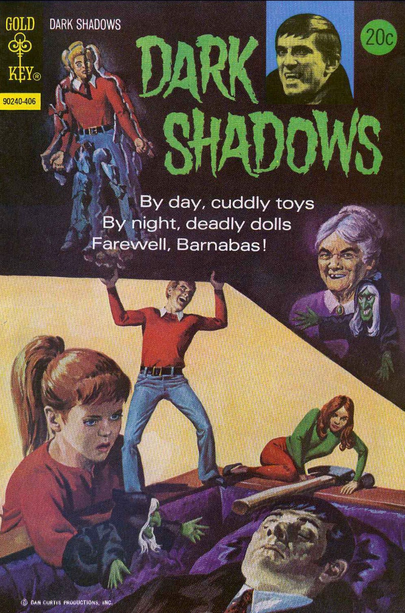 65 Issues Dark Shadows Comic Collection & Comic Strip Book, Barnabas ...
