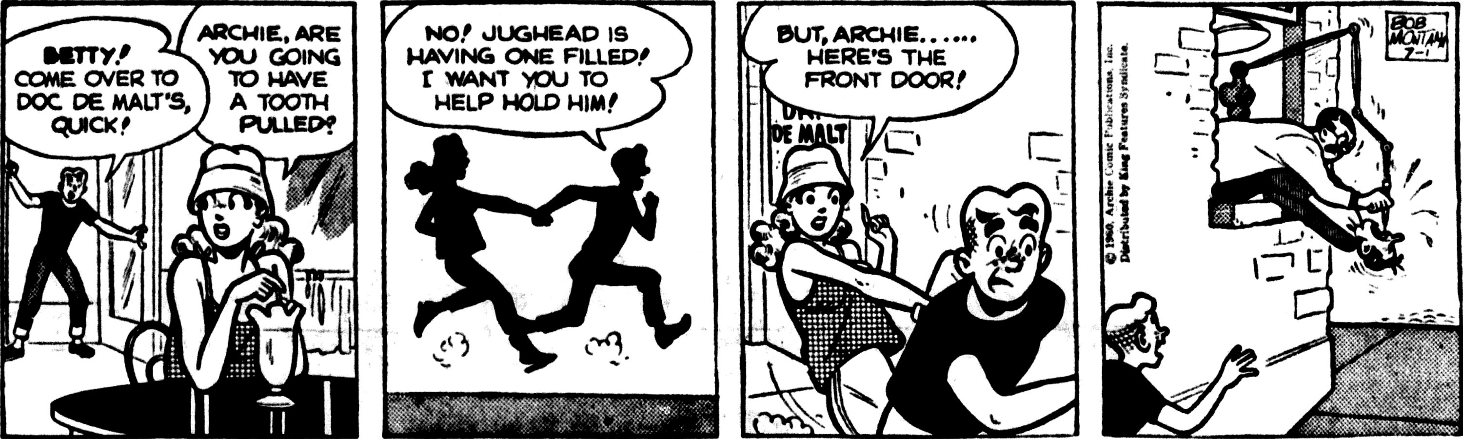 Vintage Archie Comic Strip Collectibles Classic Archie Andrews ...