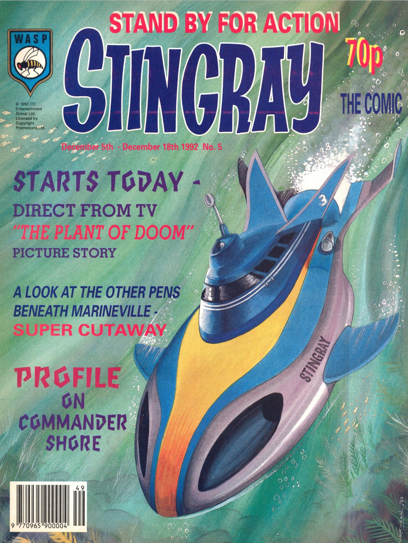 Singray Comic 41 Comics Books, Vintage, Classic Kids Comic, Magazine ...