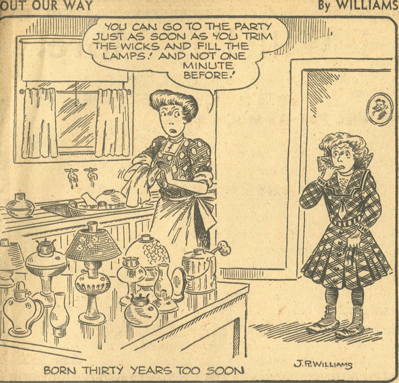 Vintage Out Our Way Comic Strips - Comic Book Readers Included ...