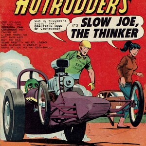 16 Drag-strip Hotrodders Digital Comics Bundle Classic Racing Comics ...