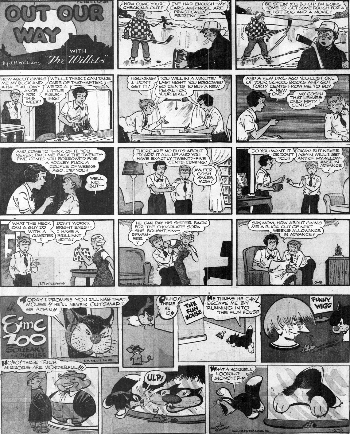 Vintage Out Our Way Comic Strips Comic Book Readers Included Newspaper Comic Strips, Old Comic ...