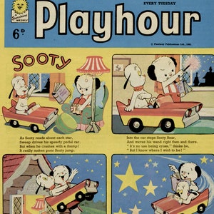 Massive Collection of 1097 Issues of Playhour Comics Vintage British Children's Comics 1954-1987 ...