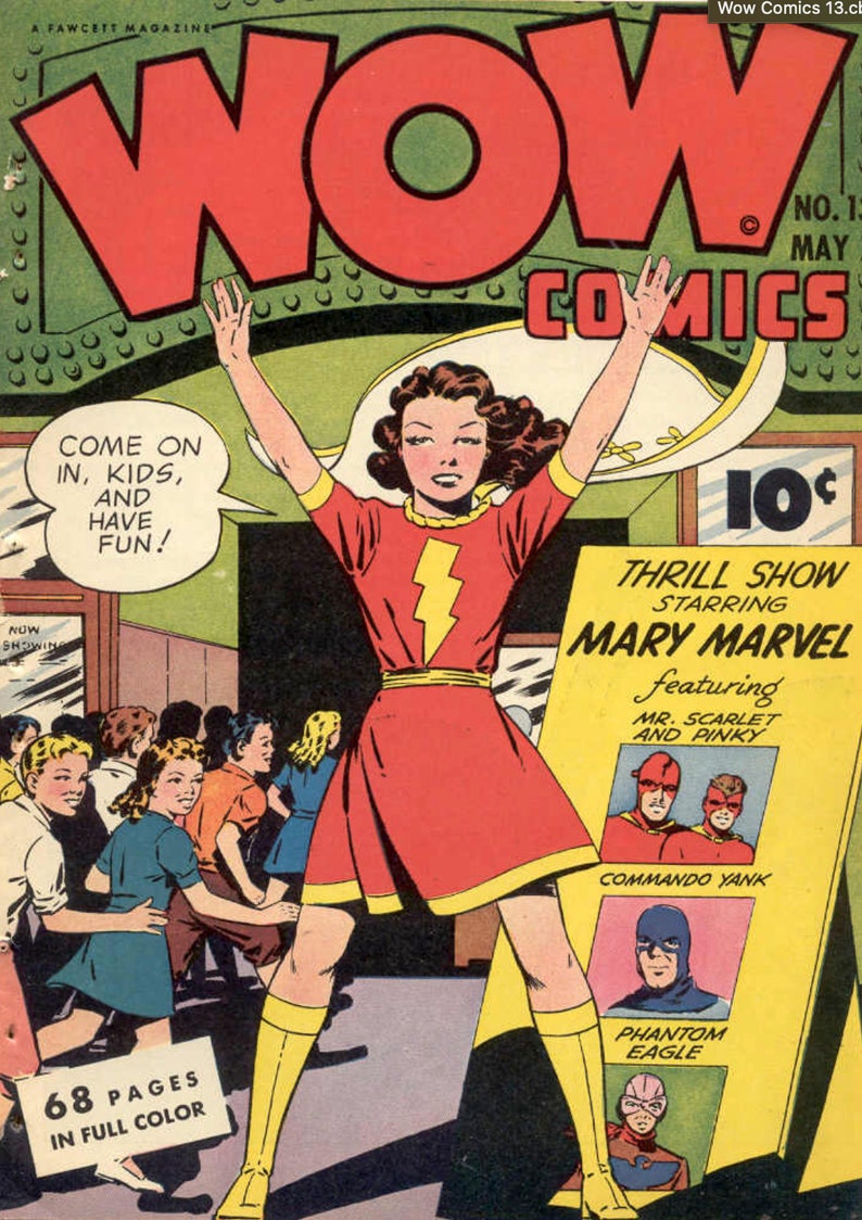 68 WOW Comics Bundle – Instant Download, Vintage, Digital Comics ...