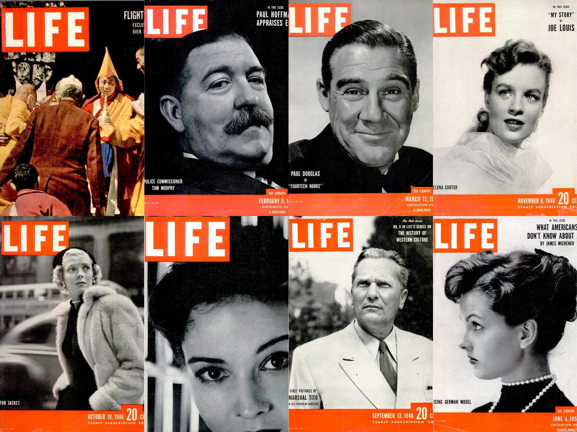 1197 Issues Life Magazine 61.5 GB Vintage Magazine, Rare Magazine Great ...
