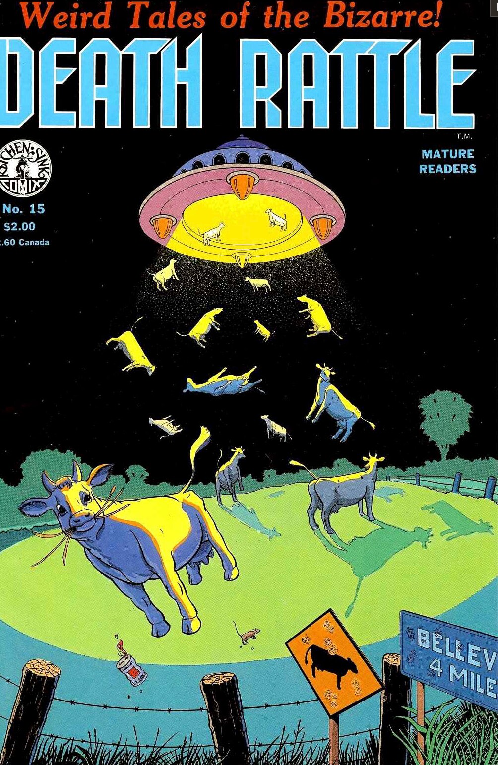 25 Issues Death Rattle Comics, 1972-1988, Digital Download, Horror ...