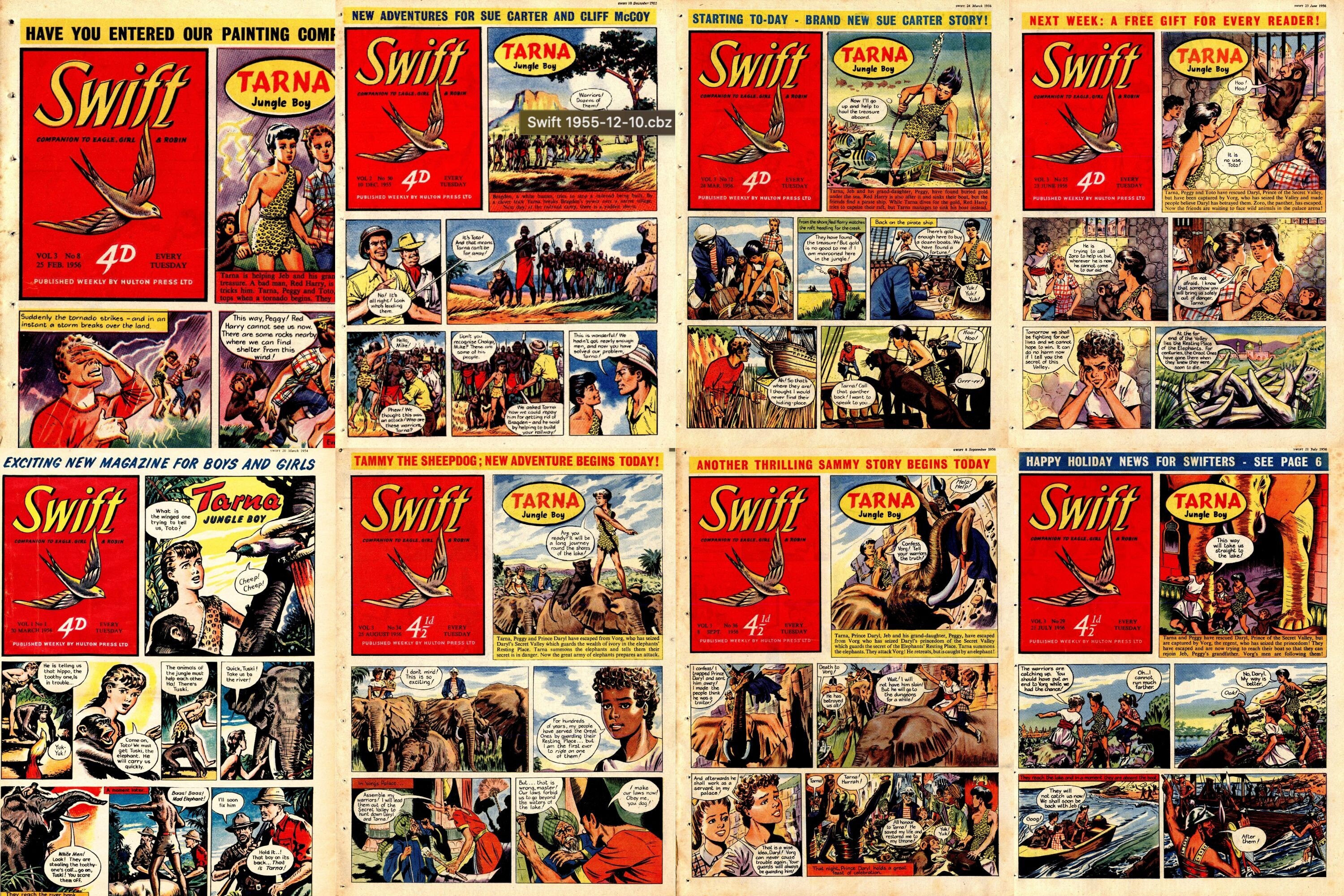 176 Digital Swift Comics + 5 Annuals! A Treasure Trove of Classic UK ...