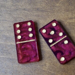 Exclusive Epoxy Resin Domino Set A Stylish Choice for Board Game ...