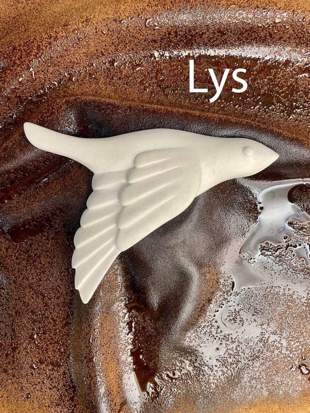 Unique White Bird Figurines as a Gift. Handmade Interior Plaster Bird ...